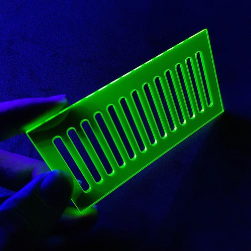 Jual Sisir Overflow Aquarium Akrilik Neon Green 2mm Ukuran 10 cm x 5 cm ...