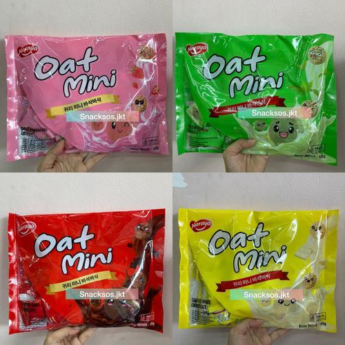 Jual NARAYA OAT MINI COATED STRAWBERRY CHOCOLATE/ MATCHA/ DARK /WHITE ...