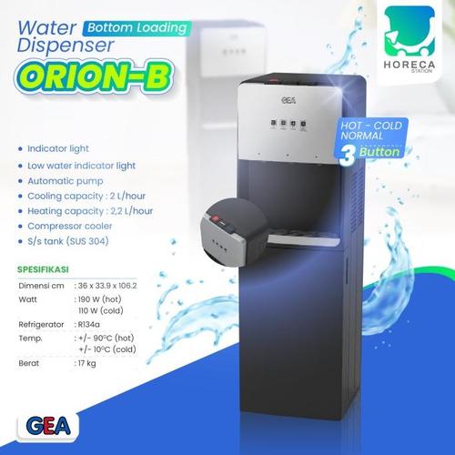 Jual Gea Water Dispenser Orion White And Black Series ( Galon Air Bawah ...