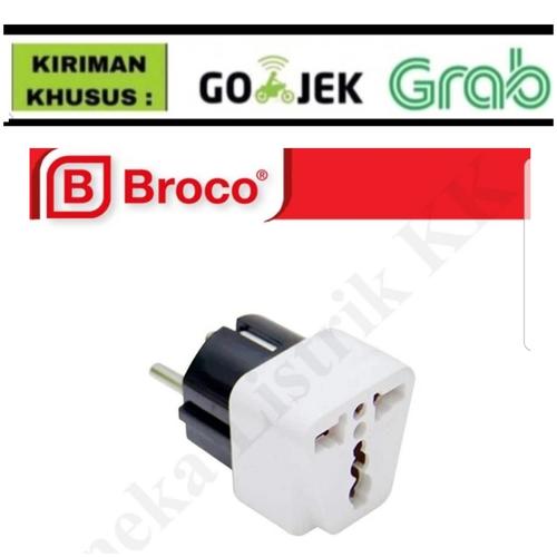 Jual BROCO Over steker 3-2 3 ke 2 travel Universal adaptor model wonpro ...