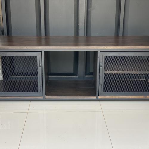 Jual TRINKLIE TV Cabinet Rustic Industrial Besi Furniture Dengan Rangka ...