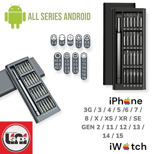 Jual Obeng 24 in 1 set komplit service laptop ponsel iphon android ...