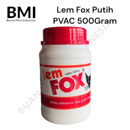 Jual Lem Fox Botol 500g | Lem Putih PVAC | Lem Kayu 500 Gram | Lem ...
