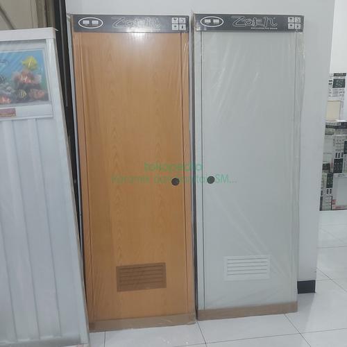 Jual Pintu PVC kamar mandi warna Cokelat Kayu/ Biru / Putih / Abu ...