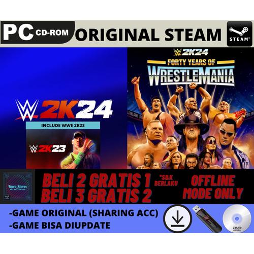 Jual WWE 2K24 40 Years of WrestleMania Edition PC Game Sharing Steam - FD2 - Kota Medan - Kuro ...