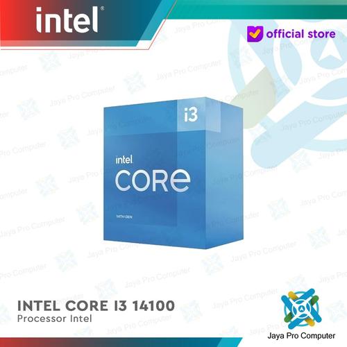 Promo Processor Intel Core I3 14100 Box Raptor Lake Socket LGA 1700 ...
