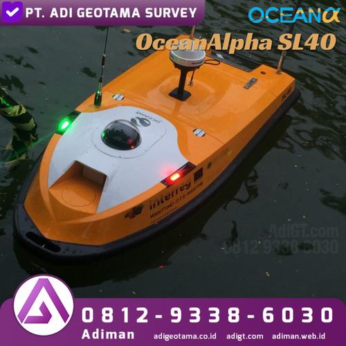 Jual OceanAlpha SL40 USV Boat GNSS RTK Multibeam Bathymetry Marine ...