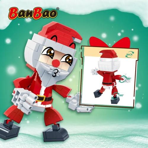 Jual Banbao Mainan Balok Bricks Building Blocks Tema Natal Santa Claus ...