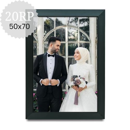 Jual Paket Cetak Foto Dan Bingkai Ukuran 20RP (50x70cm) + Laminasi ...