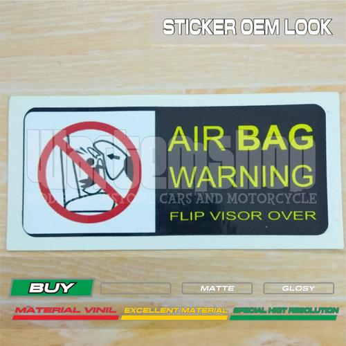 Jual Stiker Airbag Warning ( Warning Sign ) - Kab. Banjarnegara ...