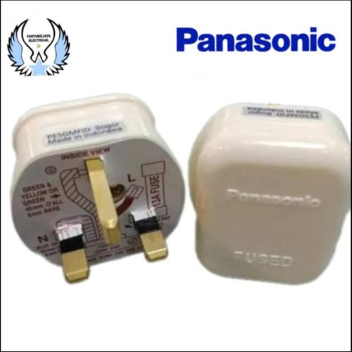 Jual Panasonic STEKER AC KAKI 3 TIGA STOP KONTAK AC WEJ9111W WEJ 9111W ...