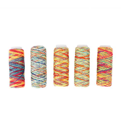 Jual Benang Jahit Warna Warni Benang Jahit Pelangi Sembur Rainbow Sewin ...