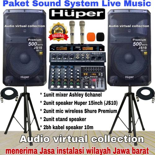 Jual Paket Sound System HUPER 15inch JS10 ( Hemat II ) - NON INSTALASI ...