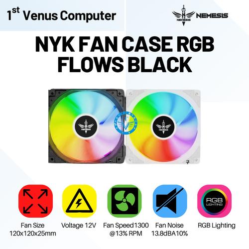 Jual Fan Case LED RGB Flows NYK Nemesis / Kipas Casing Flows / FAN03 ...