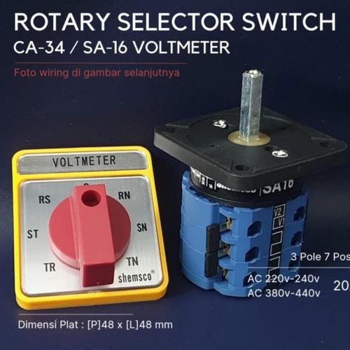 Jual Volt selector 7 posisi/rotary switch volt selector - Jakarta Pusat ...