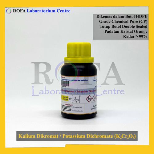 Jual Kalium Dikromat / Potassium Dichromate / K2Cr2O7 CP 50 Gram - Kota ...