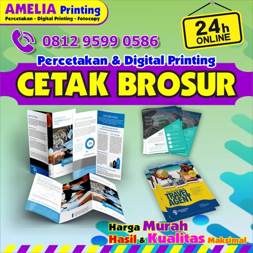 Jual cetak brosur A5 / print brosur A4 / flyer A5 artpaper cetak 2 sisi - A5 satu sisi - Jakarta ...