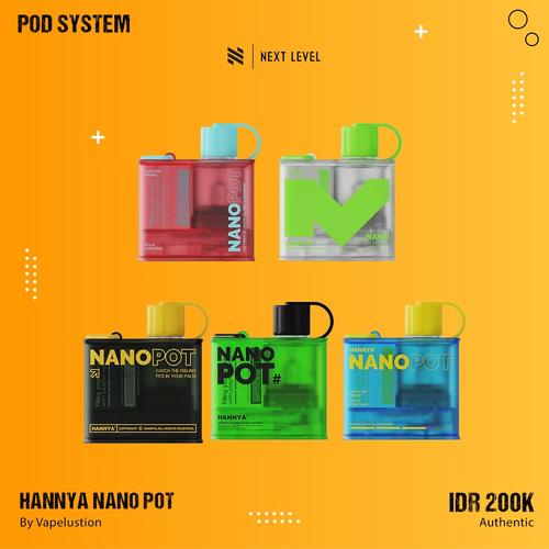 Promo Hannya Nano Pot 900mAh Pod Kit by Vapelustion - NPD - Biru - Kota ...