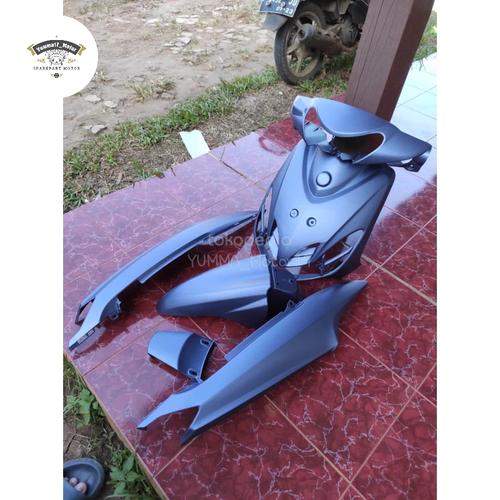 Jual Cover full body halus custom motor yamaha mio sporty warna blue ...