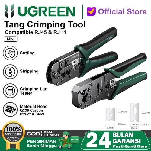 Jual UGREEN Tang Crimping Tool RJ45 RJ11 LAN Network Krimping ...