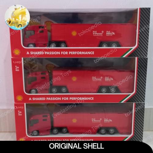 Jual SHELL HAULER TRUCK BURAGO 1:43 (NEW / MISB) LIMITED EDITION - Kab ...