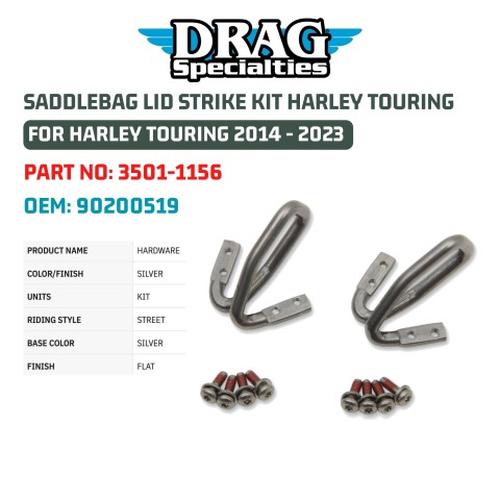 Jual SADDLEBAG LID STRIKE KIT HARLEY TOURING 3501-1156 OEM 90200519 ...