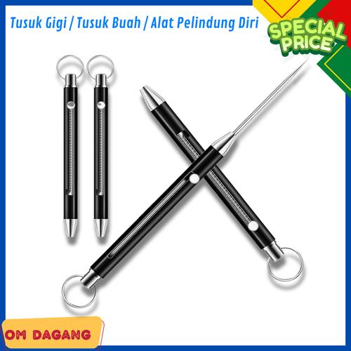 Jual Tusuk Gigi Stainless Tusuk Buah Alat Pelindung Diri Darurat ...