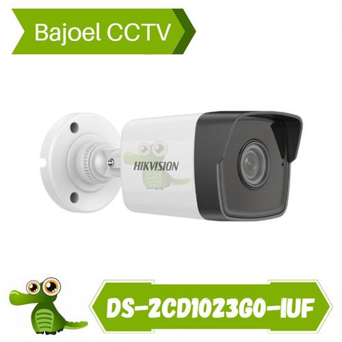Jual Cctv HIKVISION 2MP DS-2CD1023G0-IUF Build-in Mic Fixed Bullet Network - Kota Surabaya ...