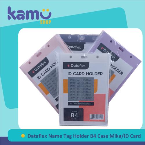 Jual Dataflex Id Card Holder B4/Name Tag Case Plastik Mika VC-604 - ISI ...