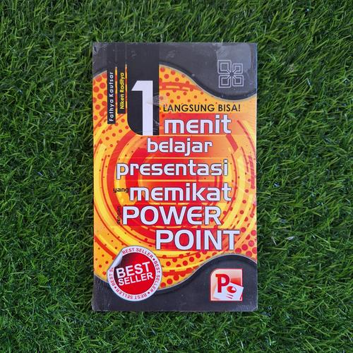 Promo Buku 1 Menit Belajar Presentasi yang Memikat dengan Power Point ...
