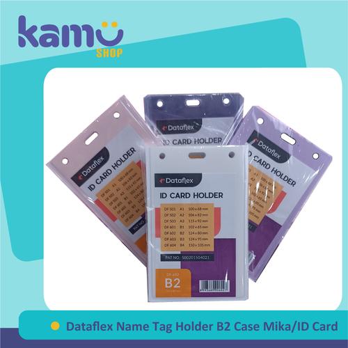 Promo Dataflex Id Card Holder B2/Name Tag Case Plastik Mika VC-602 - ISI 20 - Pink - Kota ...