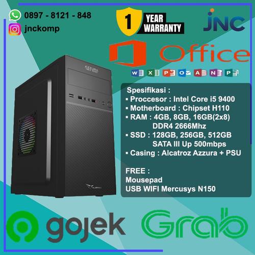 Promo PC Rakitan Intel Core i5 9400 RAM 16GB SSD 512GB For Office | Home CPU - Keyboard, 4GB ...