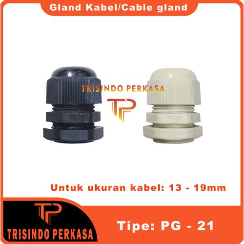 Jual Gland Kabel/Cable Gland PG-21 PG 21 - Hitam - Jakarta Barat ...