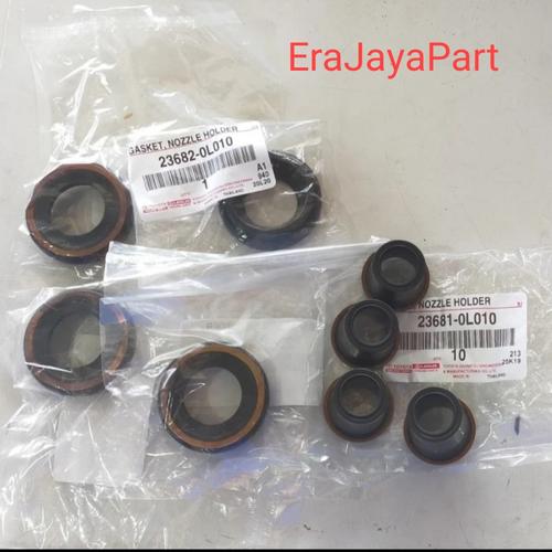 Jual seal nozzle injector diesel set toyota innova fortuner 2KD ...