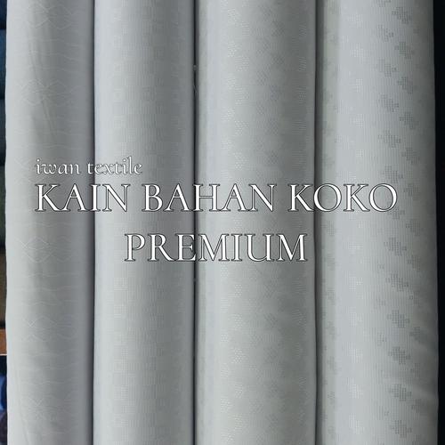 Promo bahan baju koko kain katun premium halus lembut adem ful cotton ...