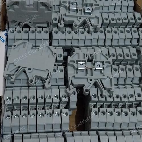 Jual SAK 2.5/EN Feed-through terminal Blocks-SAK 2,5-Wonkedq Contact - Abu-abu - Jakarta Timur ...