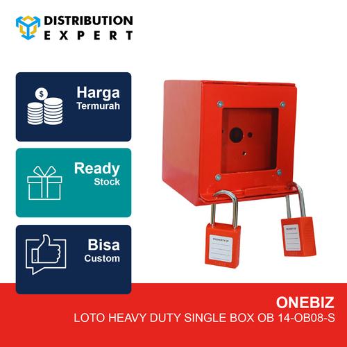 Jual ONEBIZ Heavy Duty LOTO Box Single Battery OB 14-OB08-S Loto Box Safety - Kota Surabaya ...