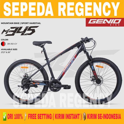 Jual Sepeda Gunung MTB GENIO M345 / M 345 Ukuran 26 & 27.5 Inch 24 ...