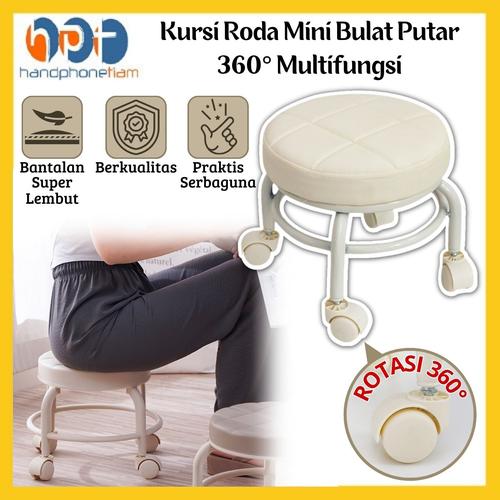 Promo Kursi Roda Bulat Putar 360° Bangku Kecil Santai Anak Stool ...