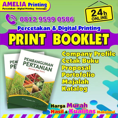 Jual Print Booklet A4 / Company Profile/ Cetak Booklet Katalog / Print ...