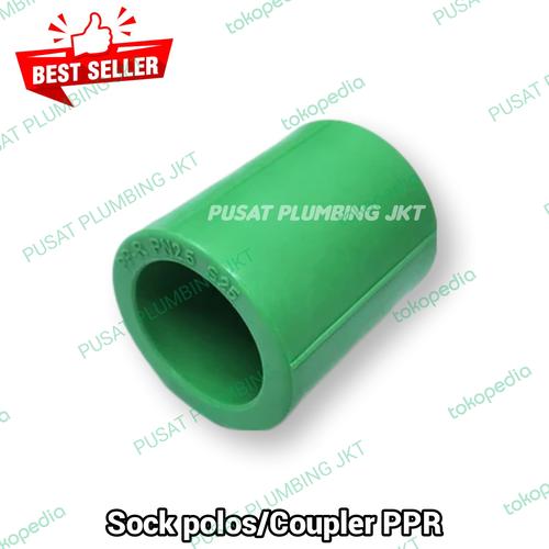 Jual Sock ppr 32mm 1" inch sok ppr / Coupler sambungan ppr 1" inch ...