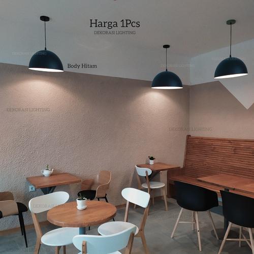 Jual Lampu gantung kap industrial 30cm minimalis dekorasi cafe resto ...