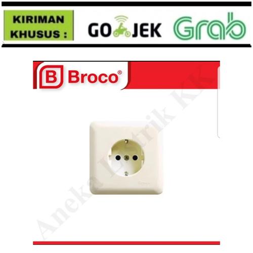 Jual BROCO STOPKONTAK NEW GEE LOBANG 1 IB DALAM TEMBOK STOP KONTAK ...