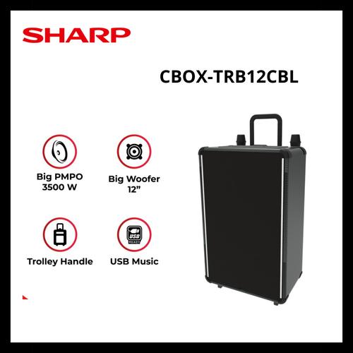 Jual SHARP CBOX-TRB12CBL SPEAKER AKTIF BLUETOOTH GARANSI RESMI SHARP ...