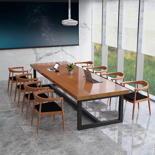 Jual Meja rapat minimalis 8 kursi kaki besi terbaru meja meeting kantor ...