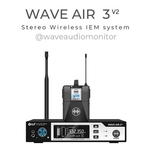 Jual WAVE AIR 3 wireless IEM system stage panggung wave audio monitor ...