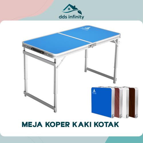 Jual Meja Lipat Koper Meja Jualan HPL Meja Bazzar Kaki Kotak - Putih ...