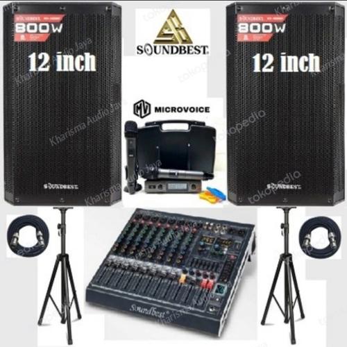 Jual Paket Sound Karaoke Soundbest RX 12 DSP Original 12 inch Mixer 4 CH - Jakarta Barat ...