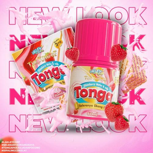 Jual Lakley Tonga V2 Strawberry Wafer & Milk 60ML by Rizky Ritonga x ...