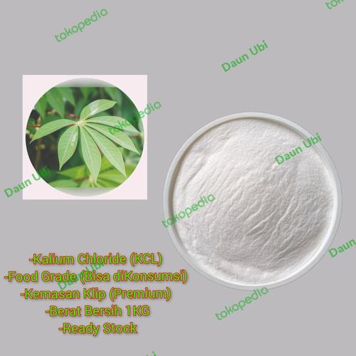 Jual Potassium Chloride / KCL FOOD GRADE / Kalium Klorida FOOD (1KG ...